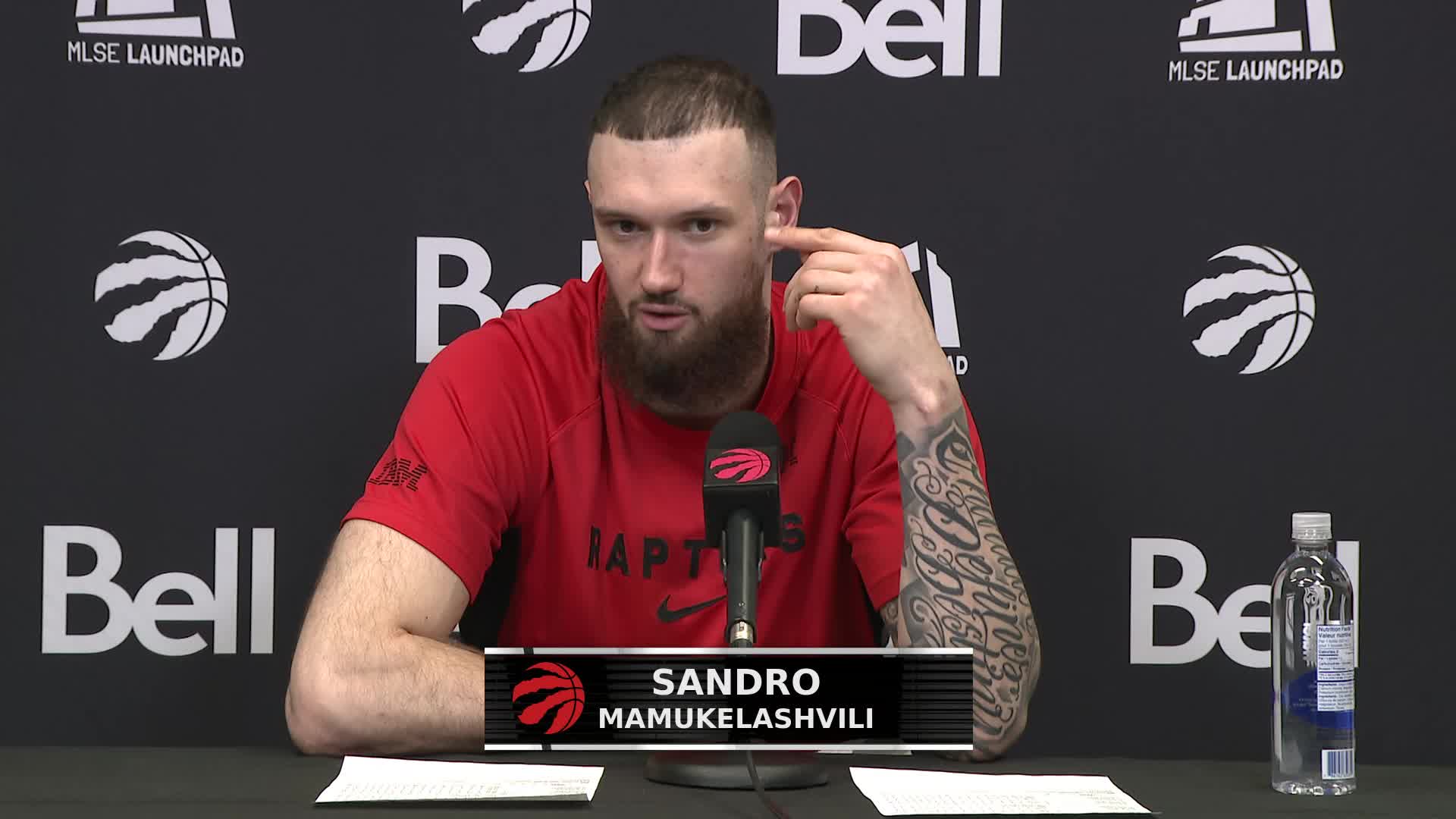BOS 112, TOR 96: Sandro Mamukelashvili postgame media availability