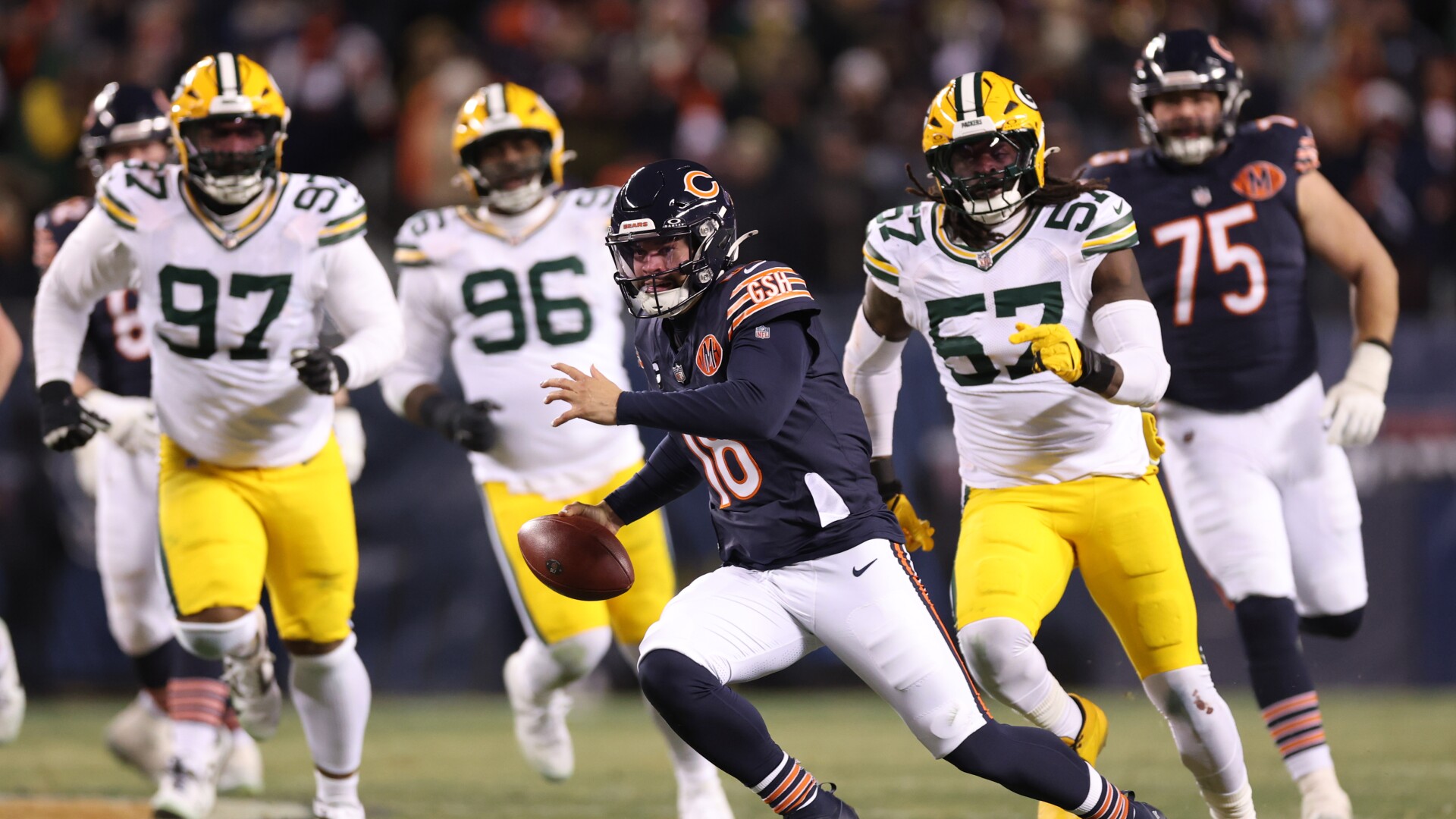 Caleb Williams leads Bears to improbable 22-16 win over Packers in OT
