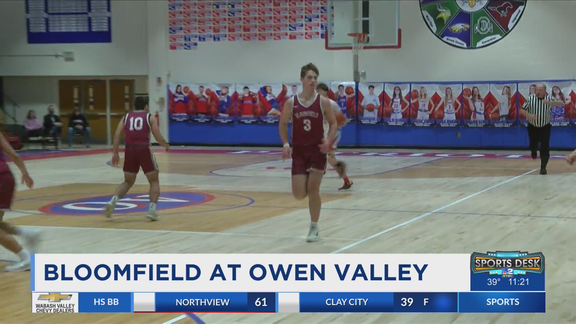 Bloomfield defeats Owen Valley, 62-52