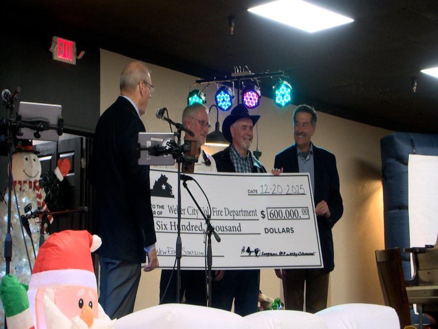 Weber City Volunteer Fire Department receives $600k grant