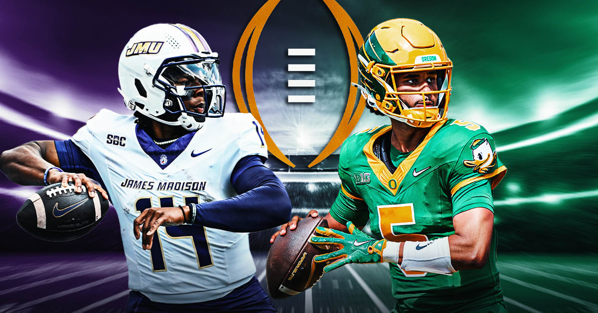 Oregon blitzes James Madison early, cruises to College Football Playoff win