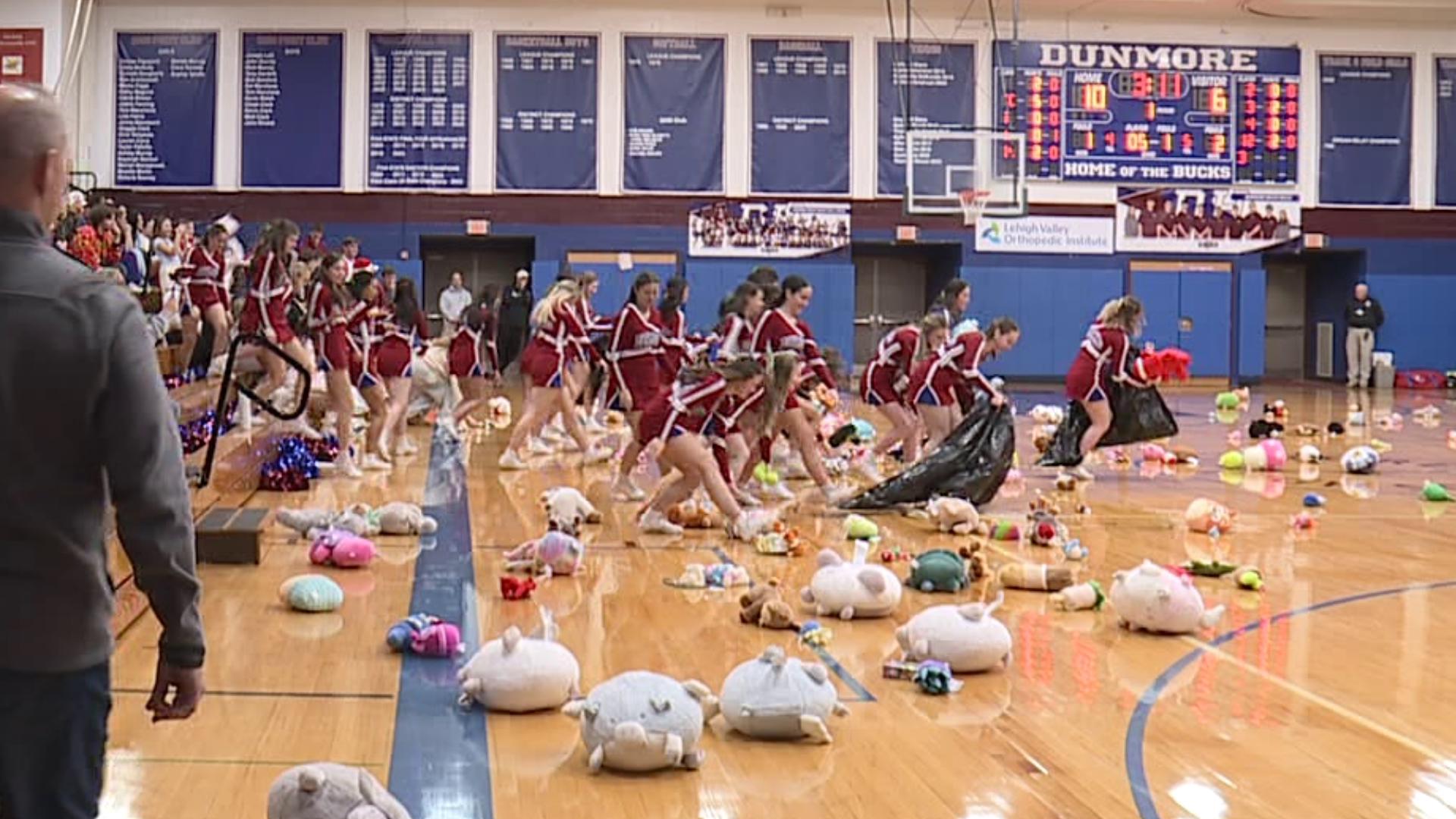 Basketball game in Dunmore scores not just points, but toys for ...