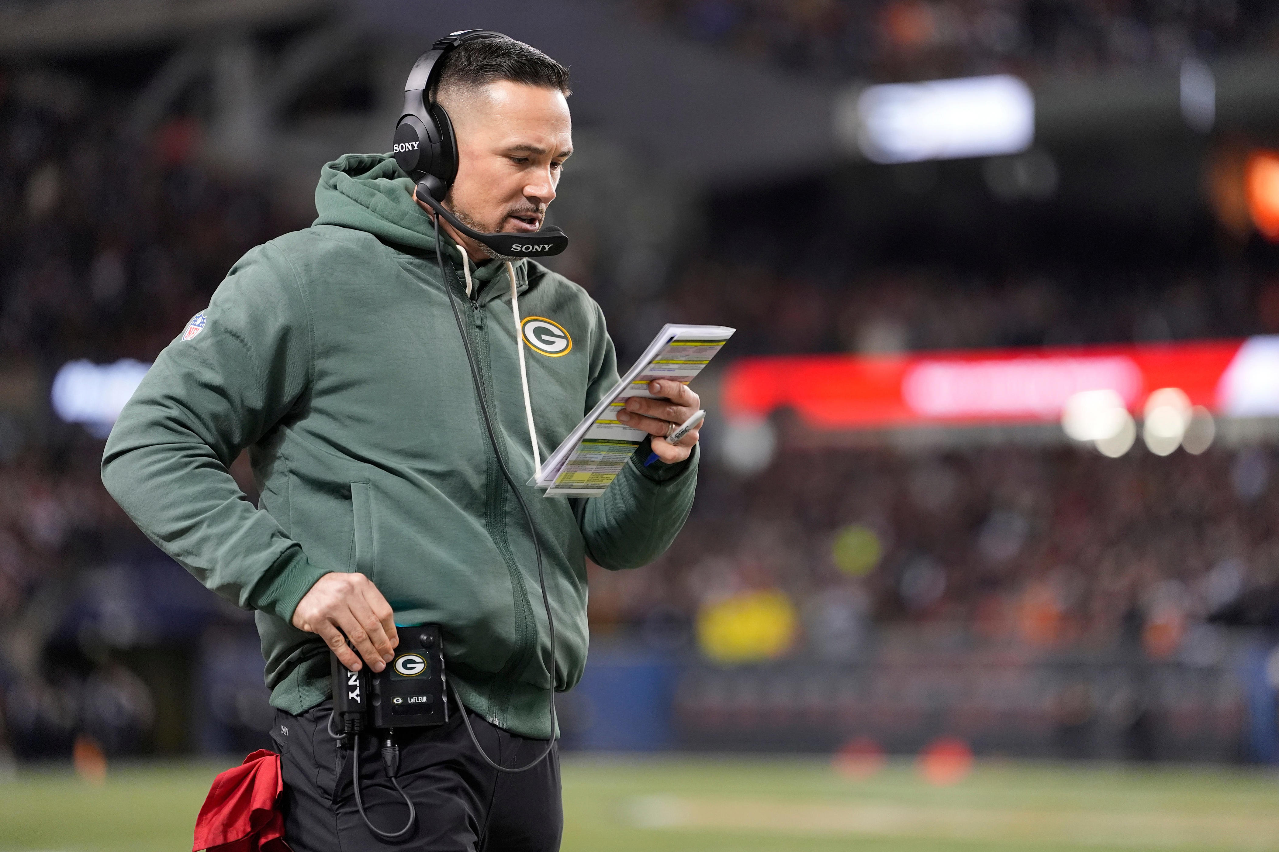 Matt LaFleur 'not coaching for his job' vs. Bears per Ian Rapoport