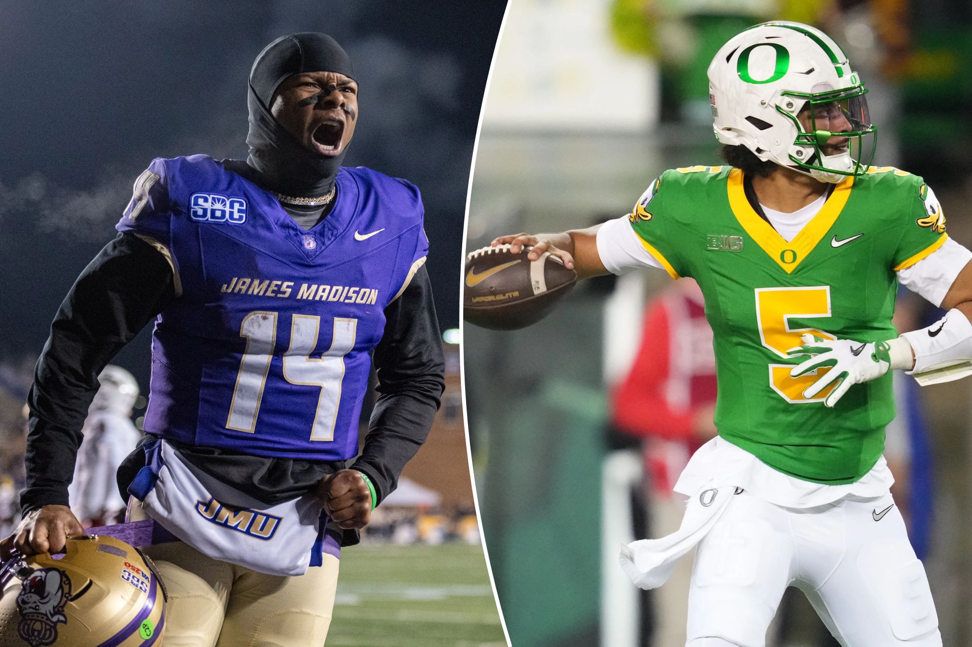 How to watch No. 12 James Madison vs. No. 5 Oregon in the CFP first ...
