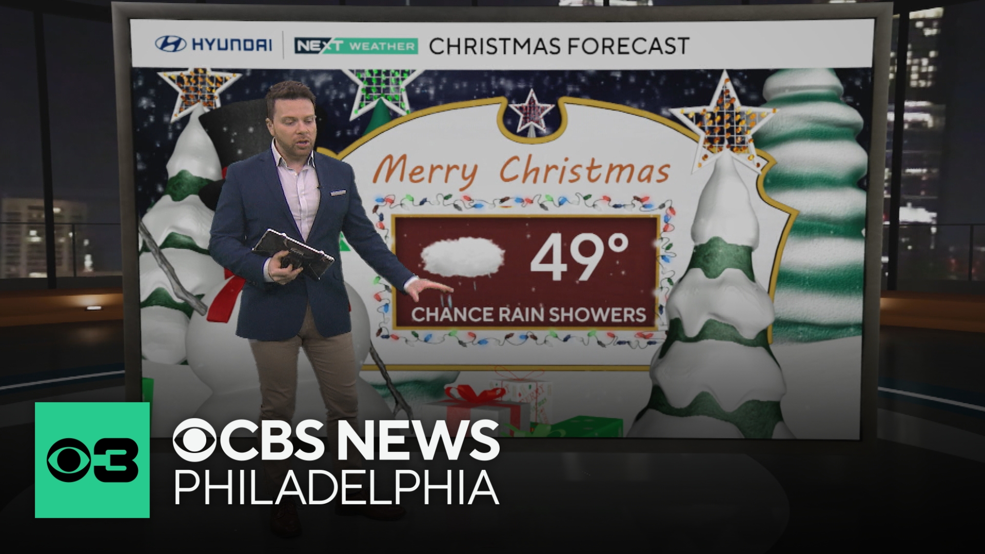 Mild week ahead, slim chance for a white Christmas