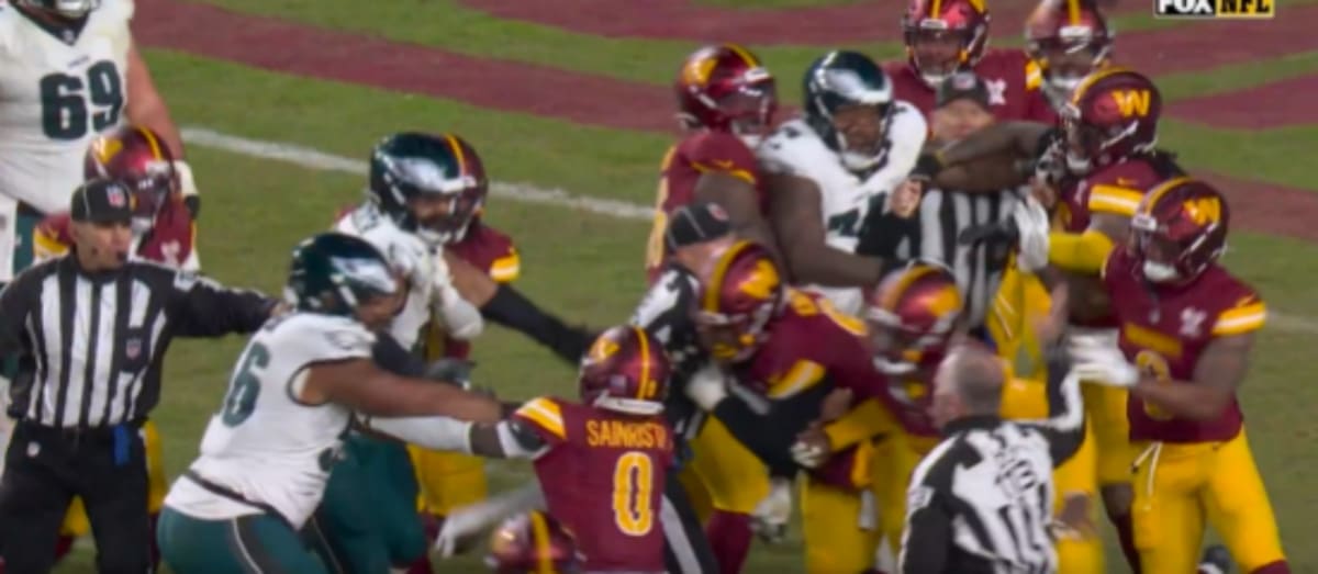 Tyler Steen, Javon Kinlaw, Quan Martin ejected following massive Eagles ...