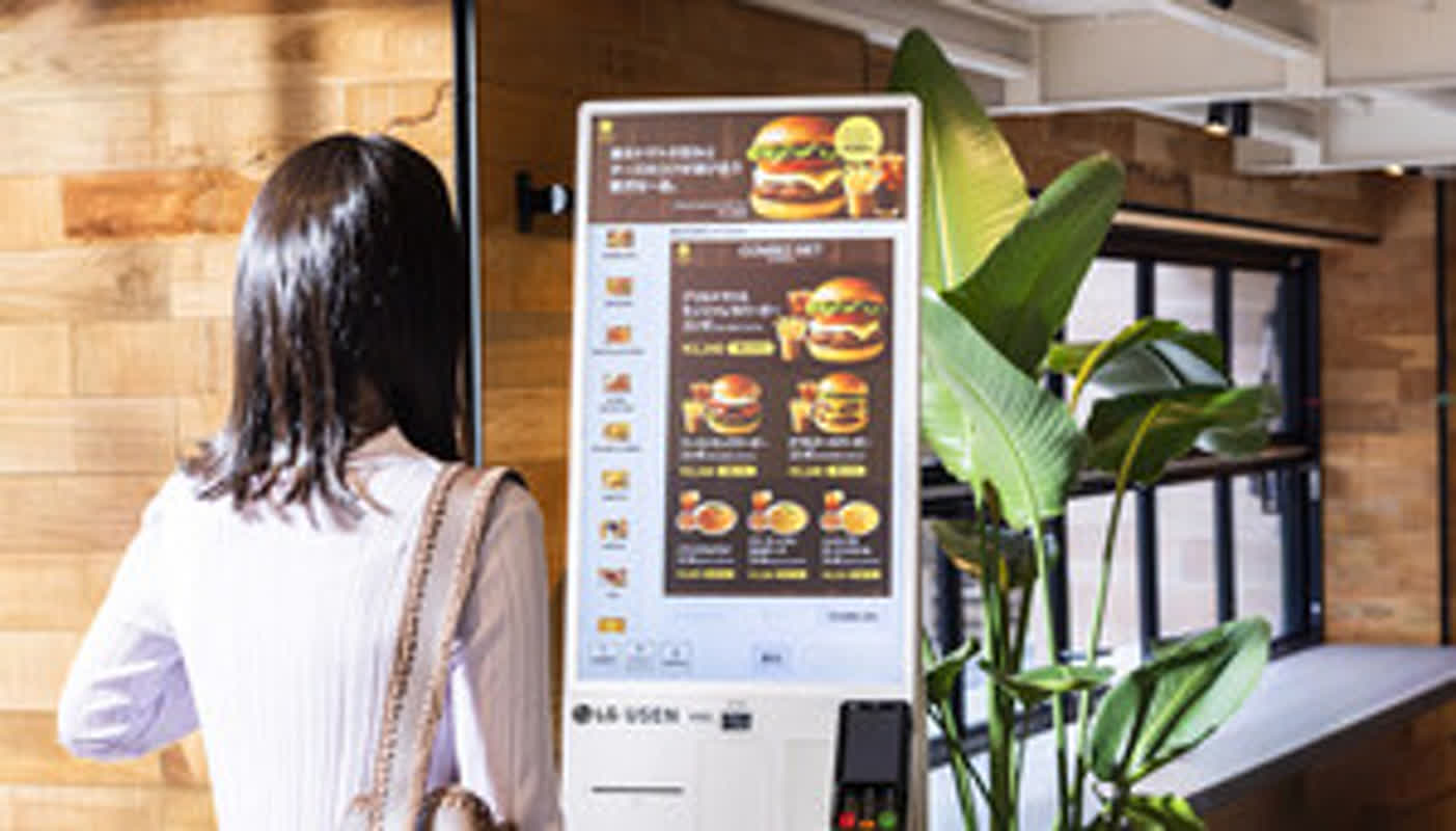 LG전자, 日 식당·카페에 키오스크 공급