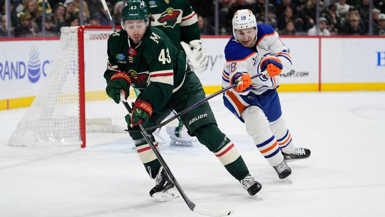 Matt Boldy scores twice, Wild beat Oilers for seventh straight victory