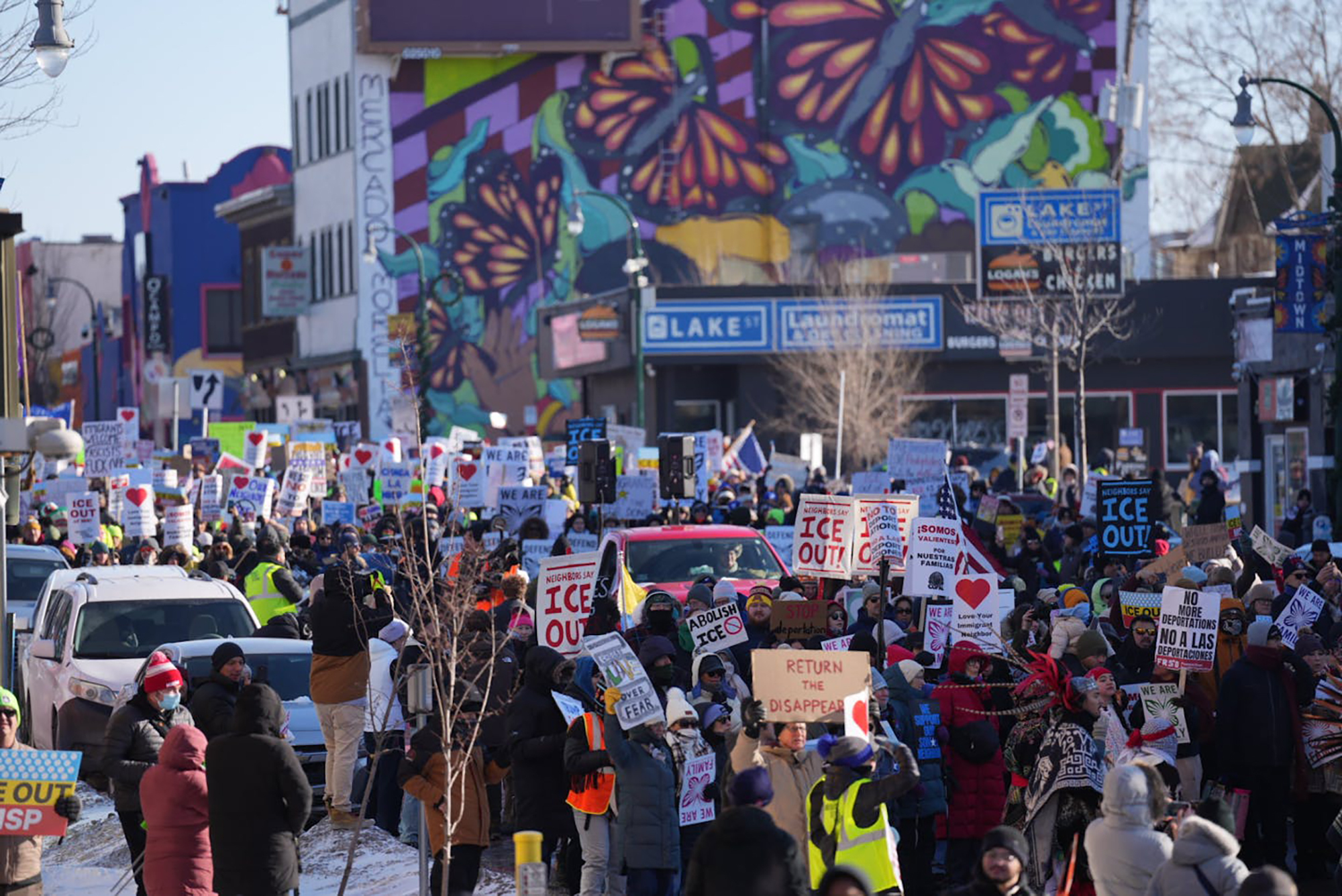 Thousands protest ICE in Minneapolis as 'Operation Metro Surge' continues
