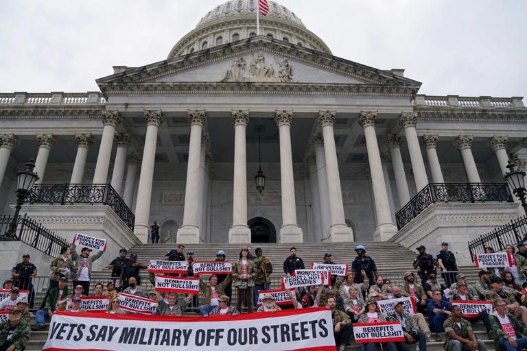 Trump set for military parade on birthday amid nationwide 'No Kings ...