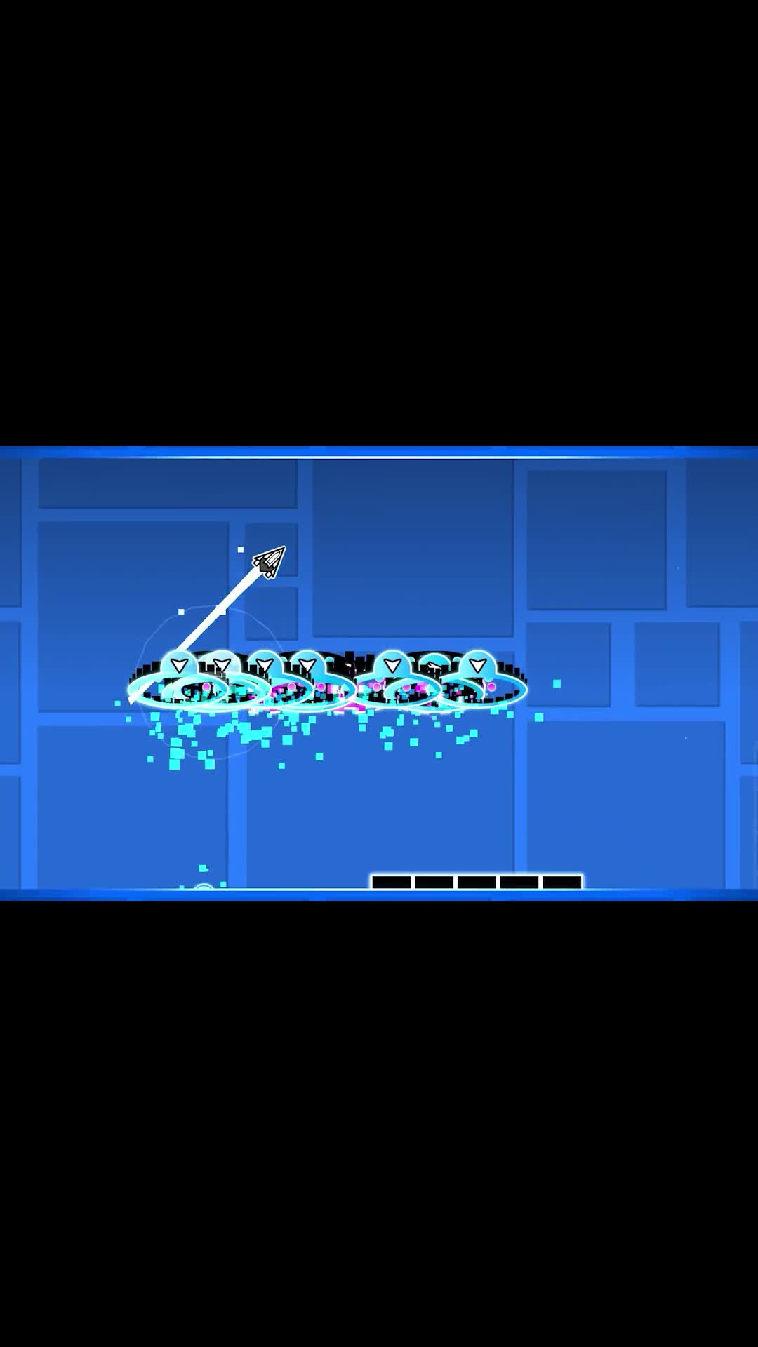 How hard is the Geometry Dash wave challenge 1? #shorts