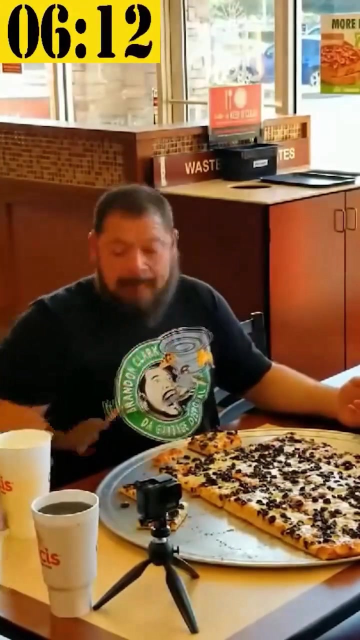 Pizza challenge at Cicis, Katy Texas