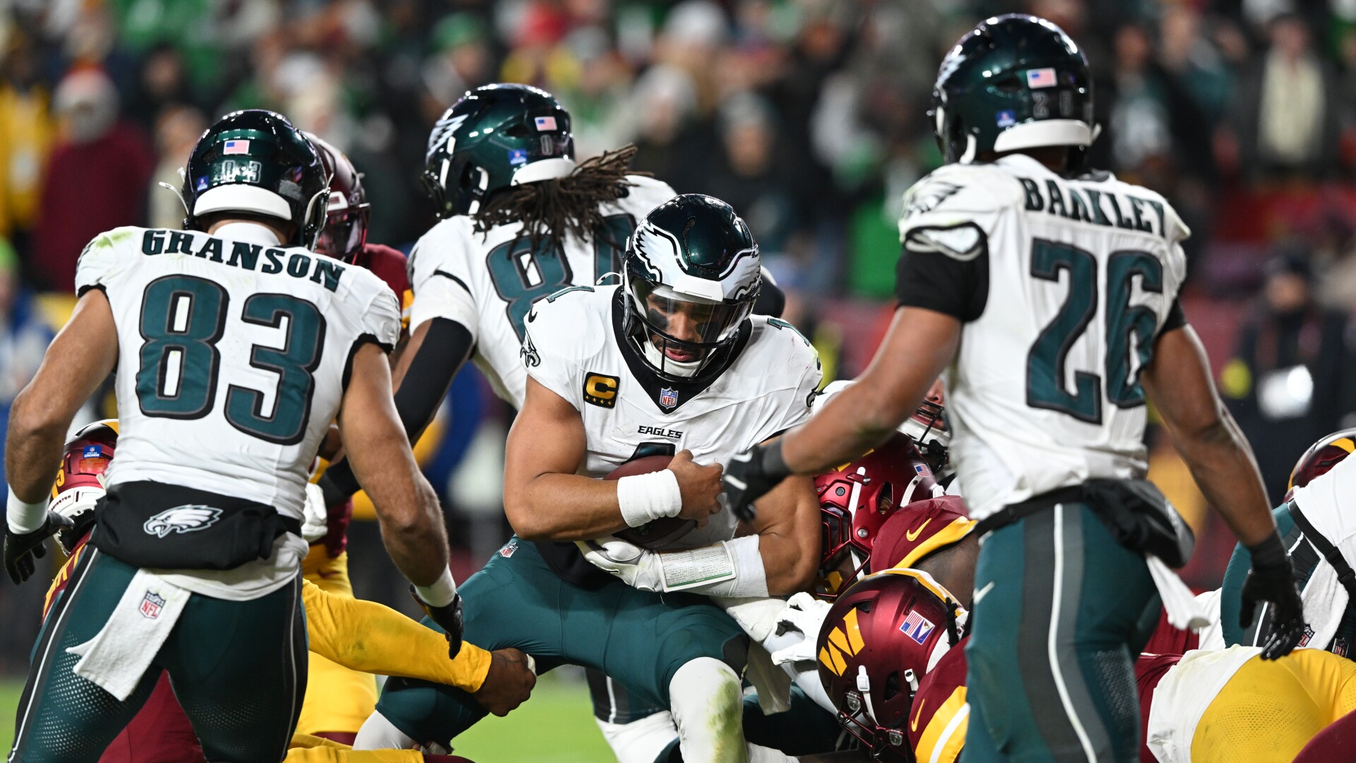 Eagles clinch NFC East for second consecutive year with win over Commanders