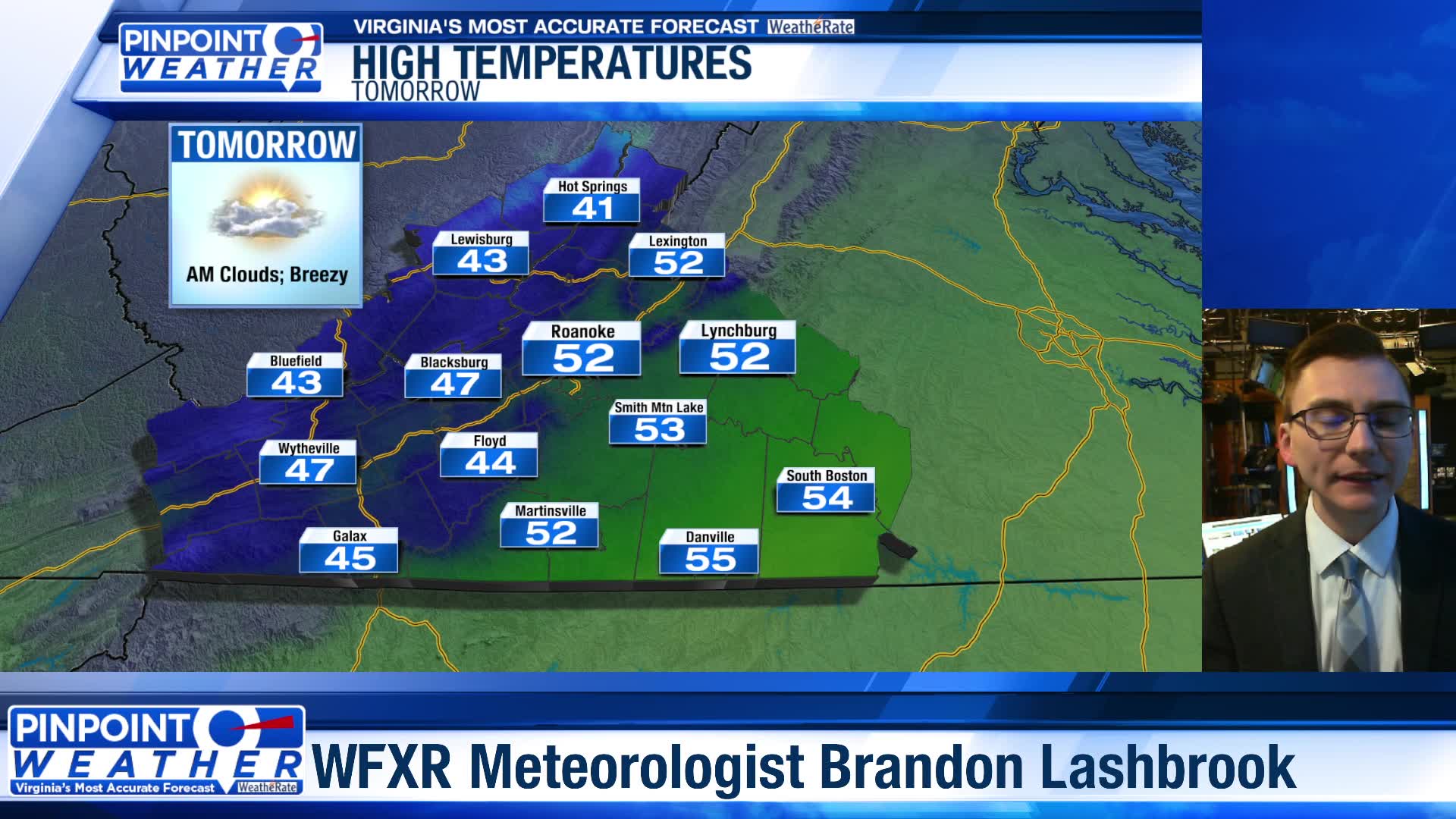 Pinpoint weather: Saturday evening forecast