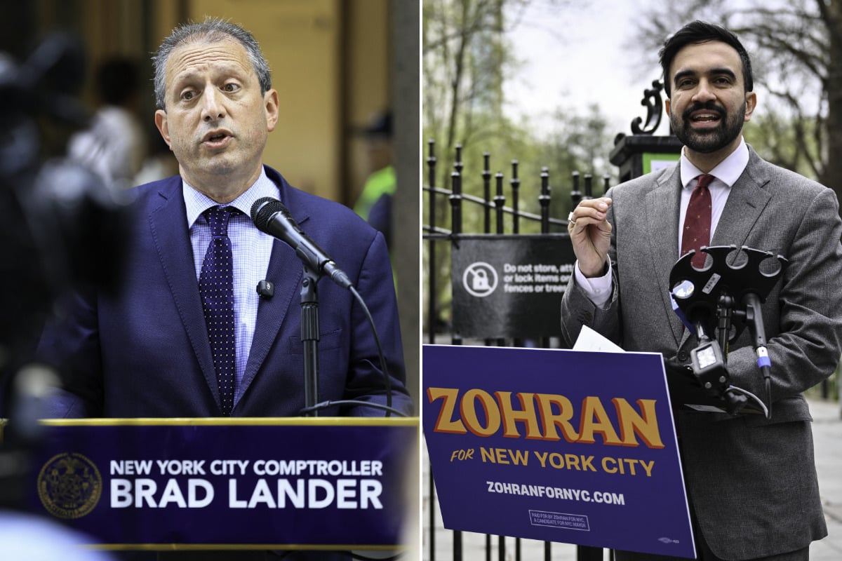 Zohran Mamdani and Brad Lander team up as early voting opens in NYC ...