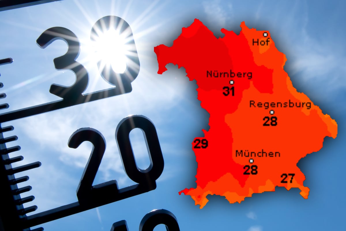 Gefährliche Hitze in Bayern: Sommer lässt es krachen - mit bis zu 35 ...