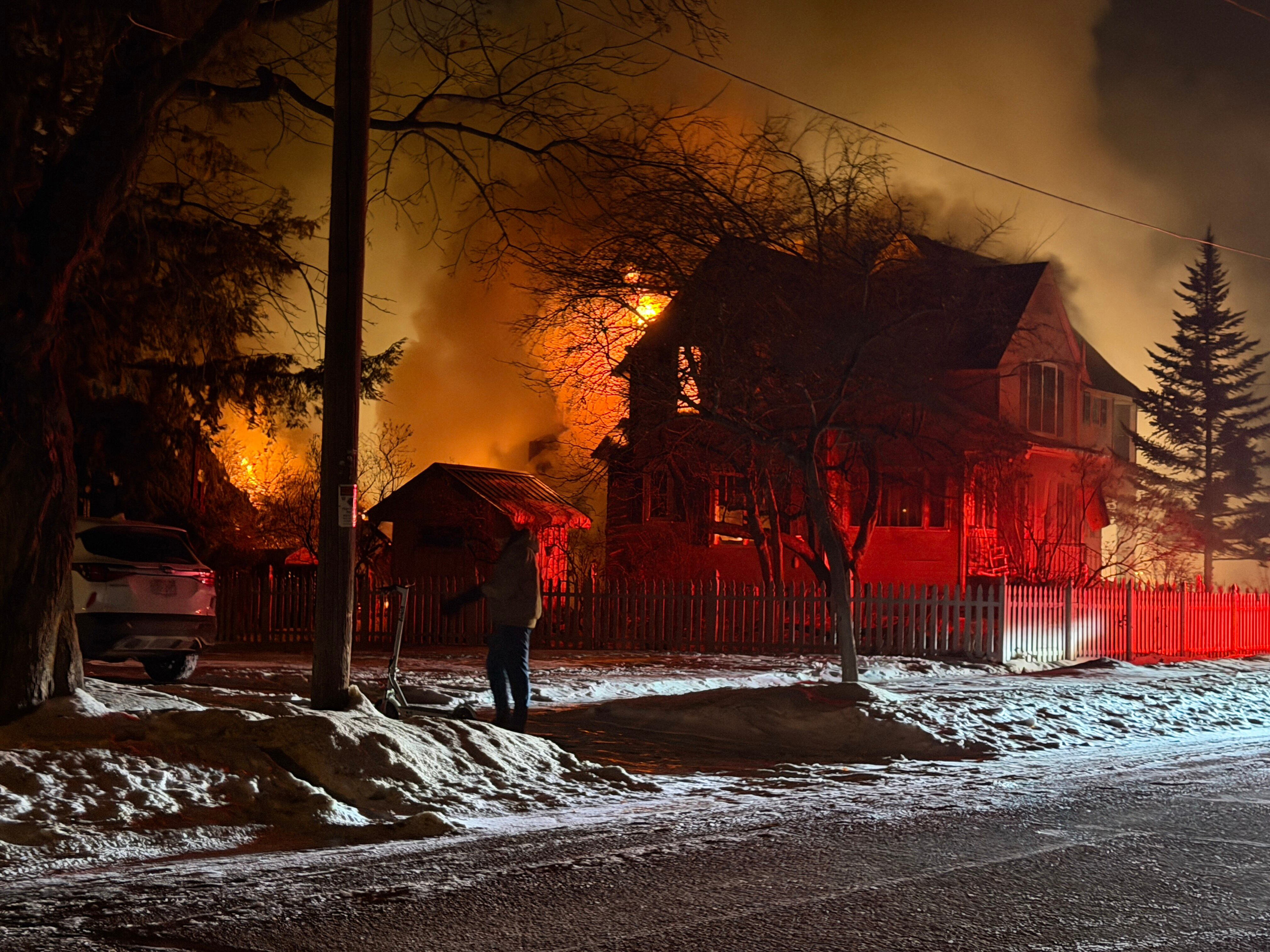 Antigo home is likely a total loss in early morning fire