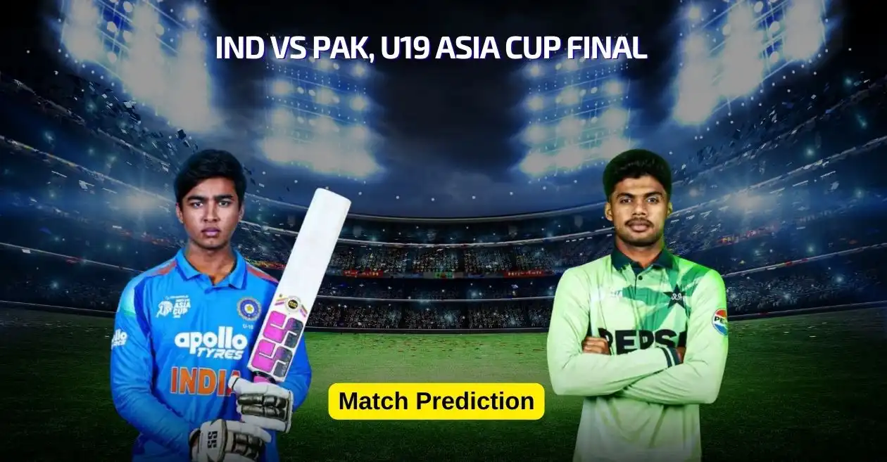 IND vs PAK, U19 Asia Cup 2025 final, match prediction: Who will win ...