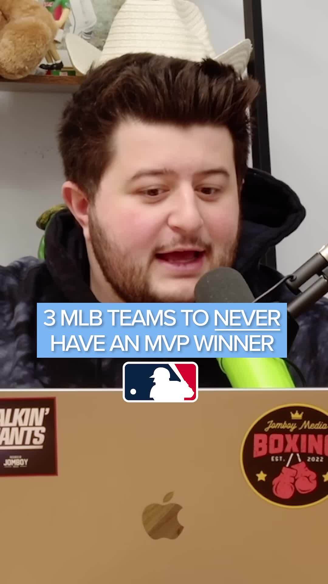 Name the three MLB teams with no MVP winner #baseball #mlb #trivia #mvp