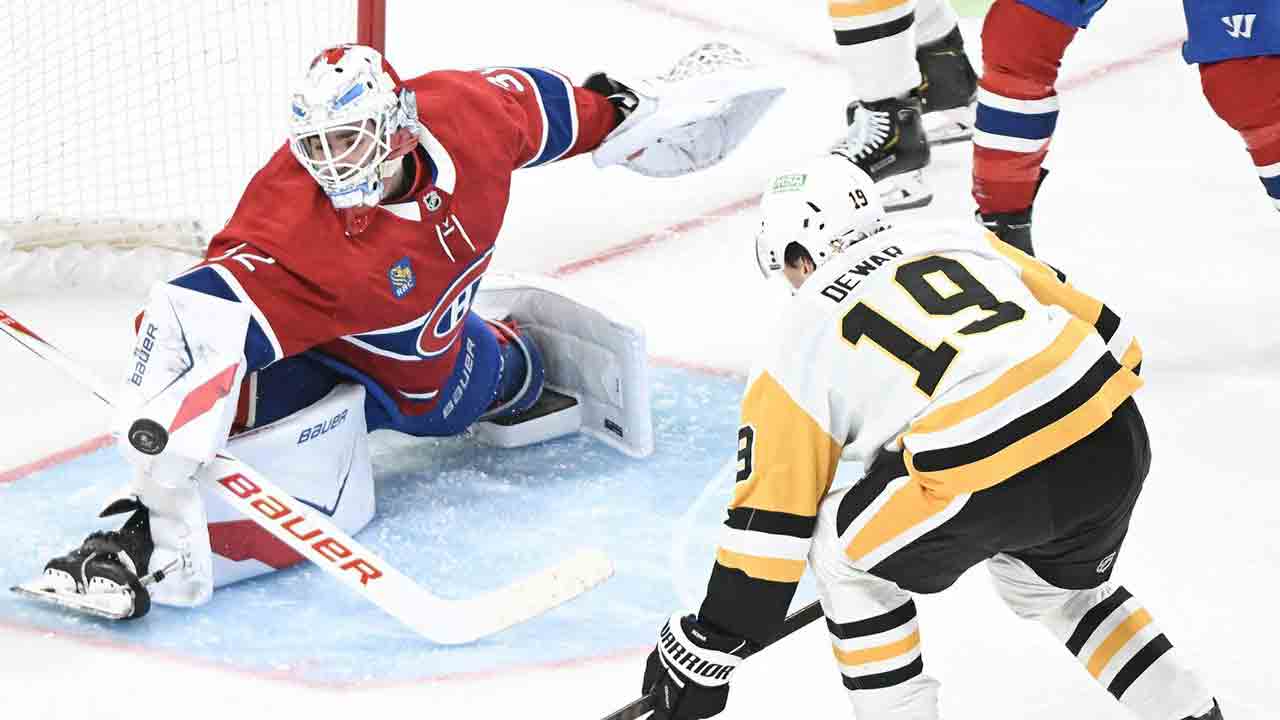 Fowler posts first shutout as Canadiens hand Penguins eighth straight loss