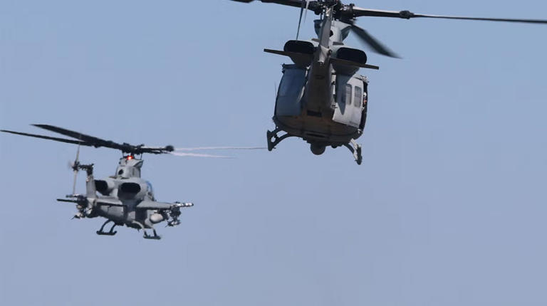 US Marines' AH-1Z fires L3Harris' Red Wolf launched effects in new test