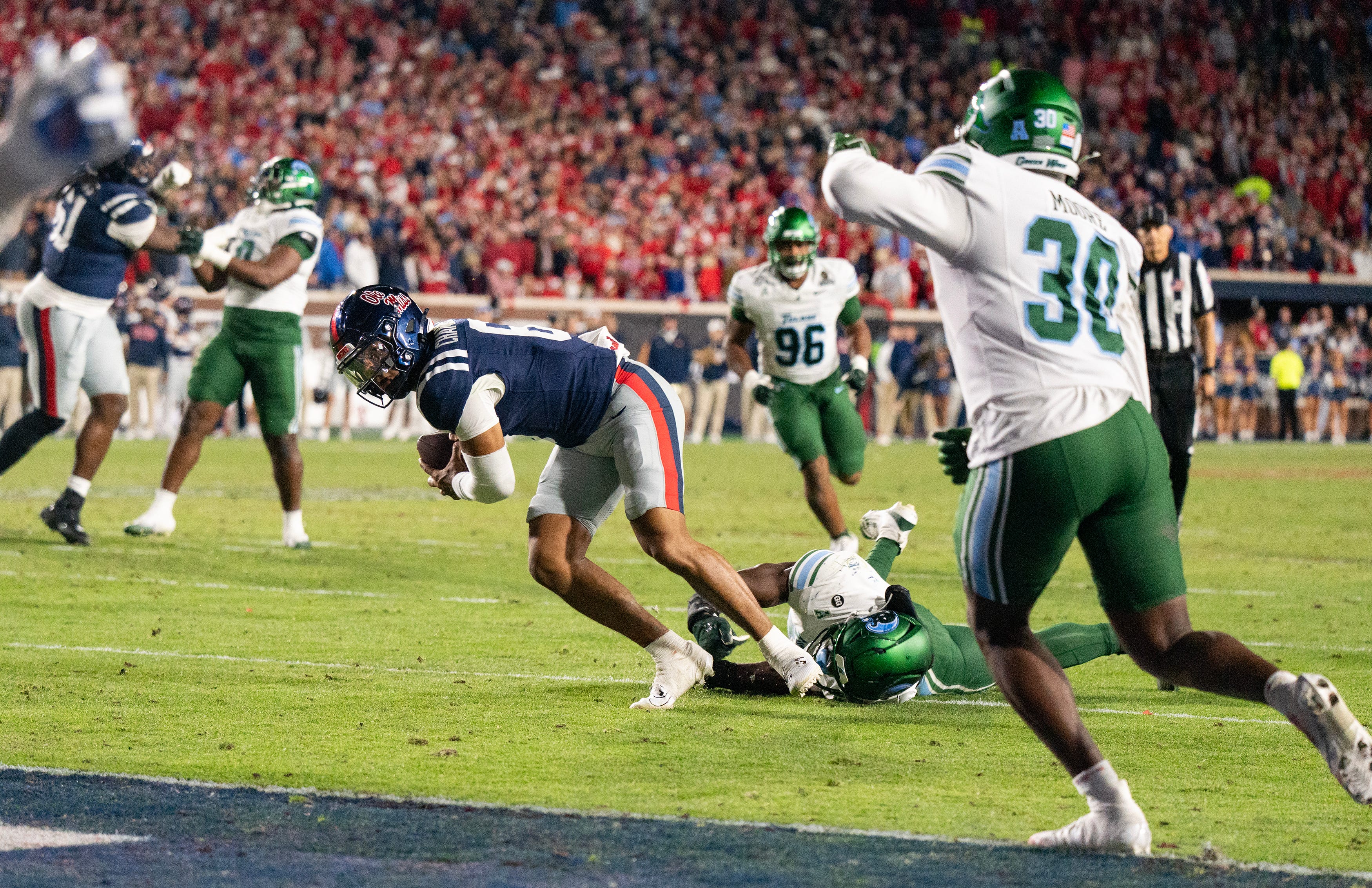 Why Pete Golding joked with Trinidad Chambliss while Ole Miss QB was ...