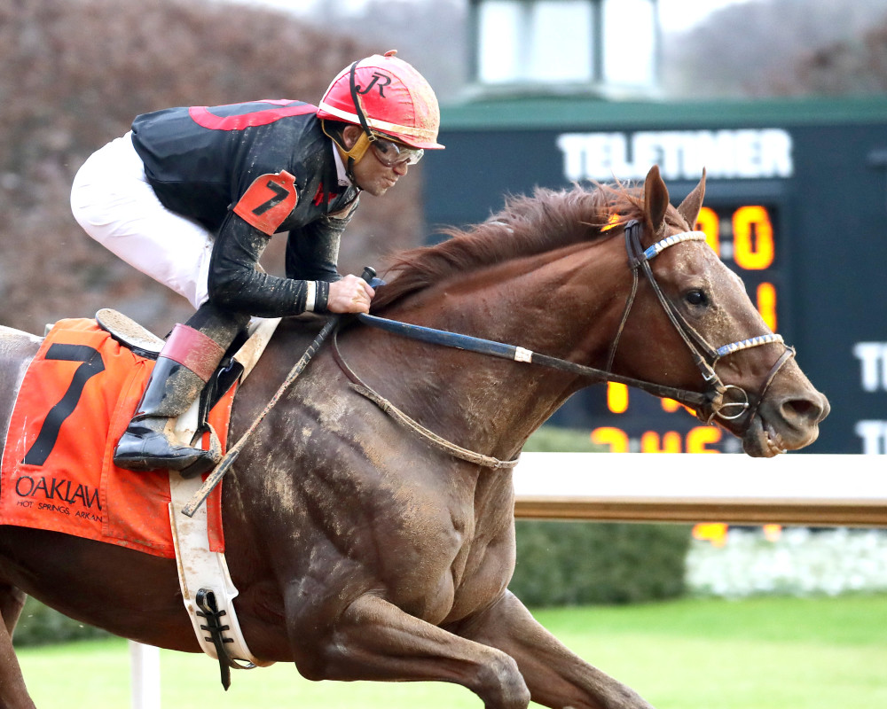 'He's Hickory': Rattle n Roll rallies from last to first in Oaklawn's ...