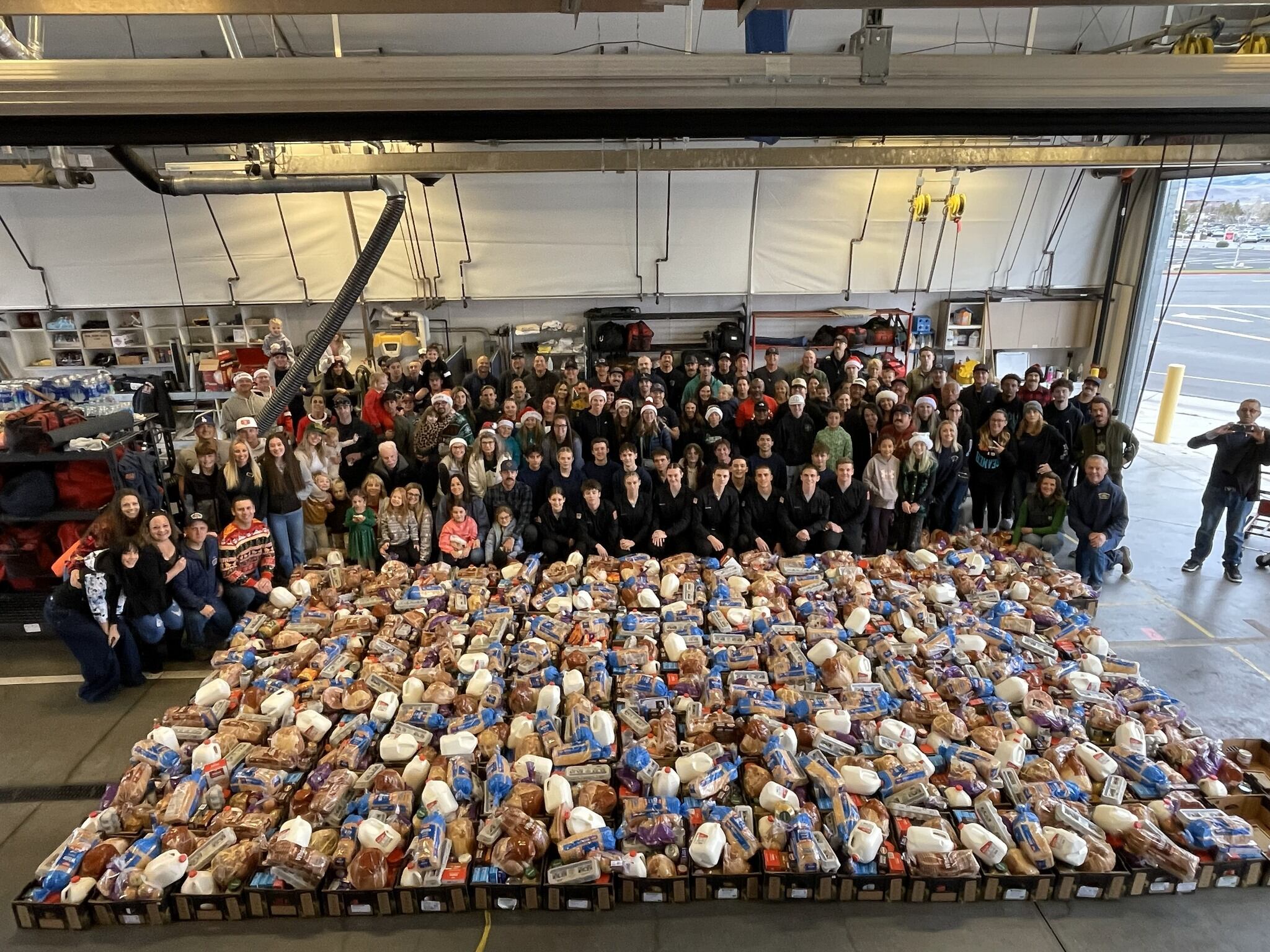 Reno firefighters spearhead 150-strong food basket distribution to ...