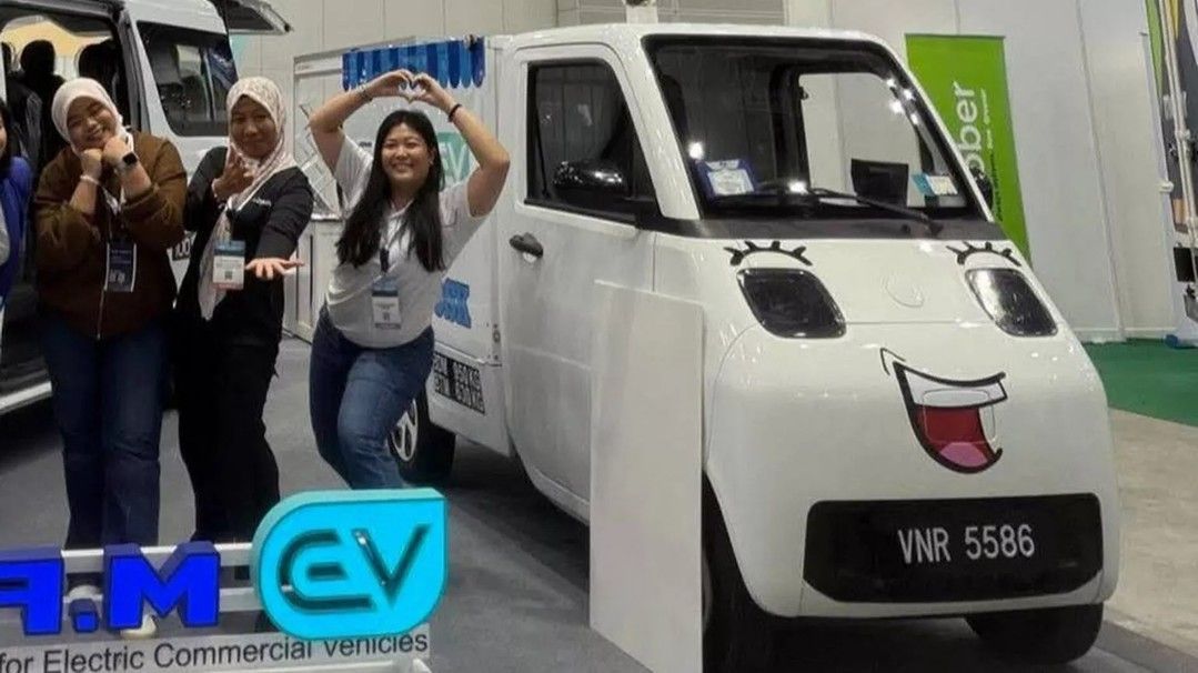 Is this for real? The tiny all-electric van with eyelashes is going viral