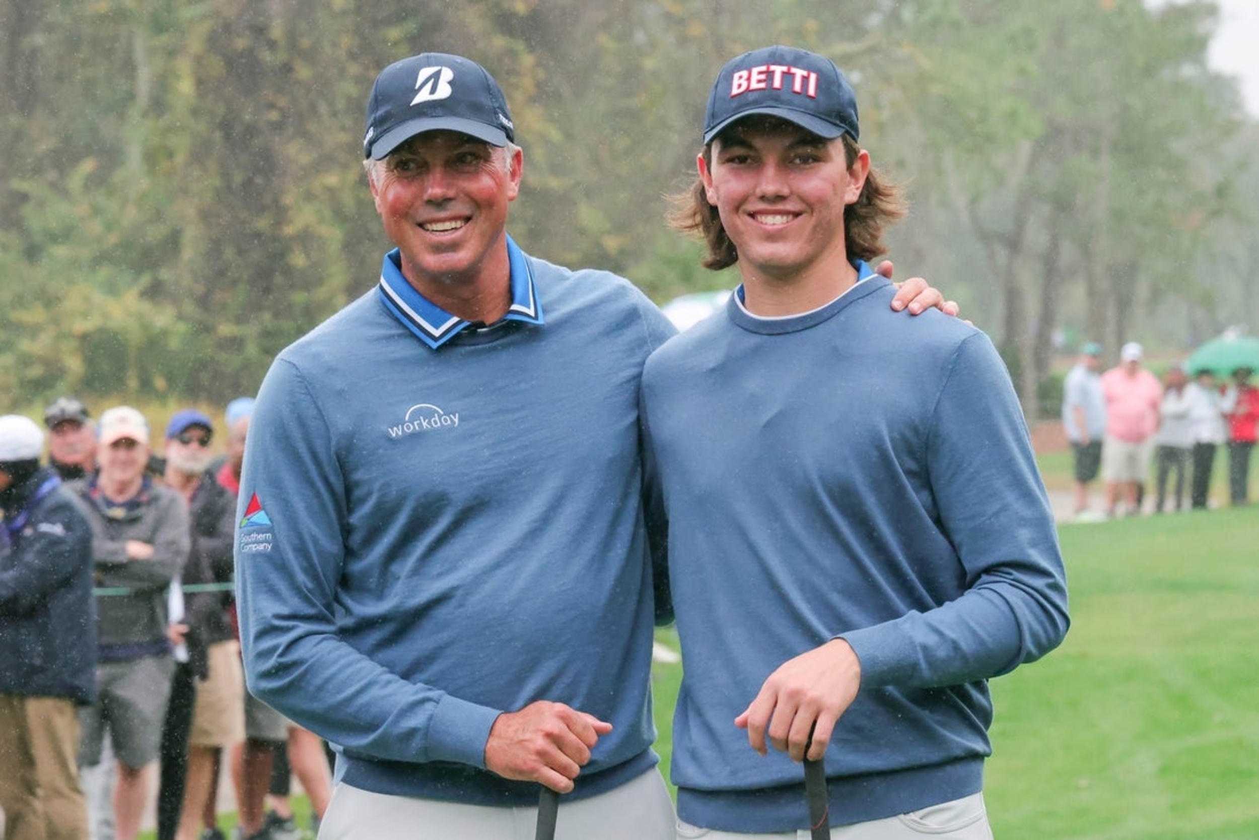 Team Kuchar leads Team Daly halfway through PNC Championship