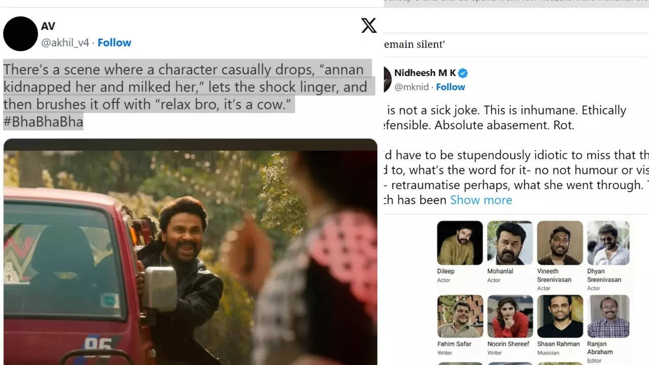 'This is inhumane': 'Bha. Bha. Ba.' faces backlash; Dileep film accused ...