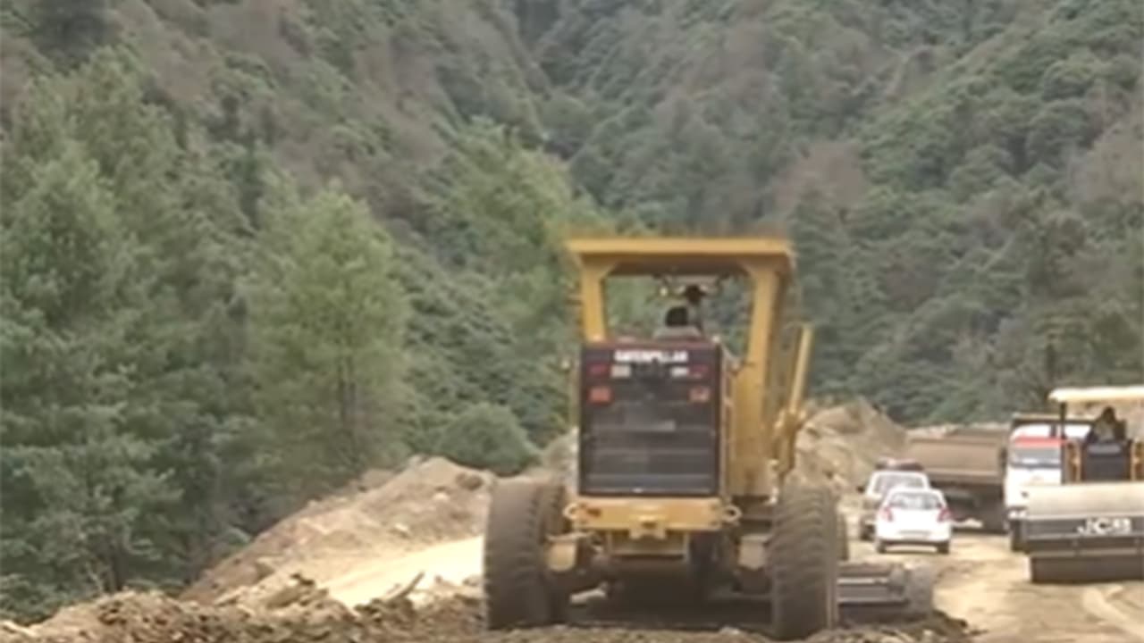 BRO's 'Megha Project' work on Rajouri-Surankote road on war-footing