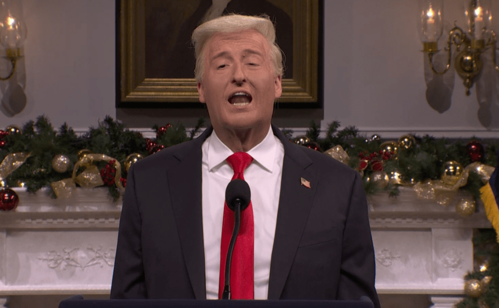 SNL mocks Trump's holiday speech: I'm getting my own Hunger Games to ...