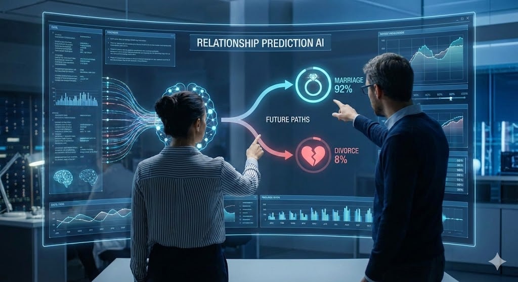 AI avatars simulate relationships to predict compatibility and divorce