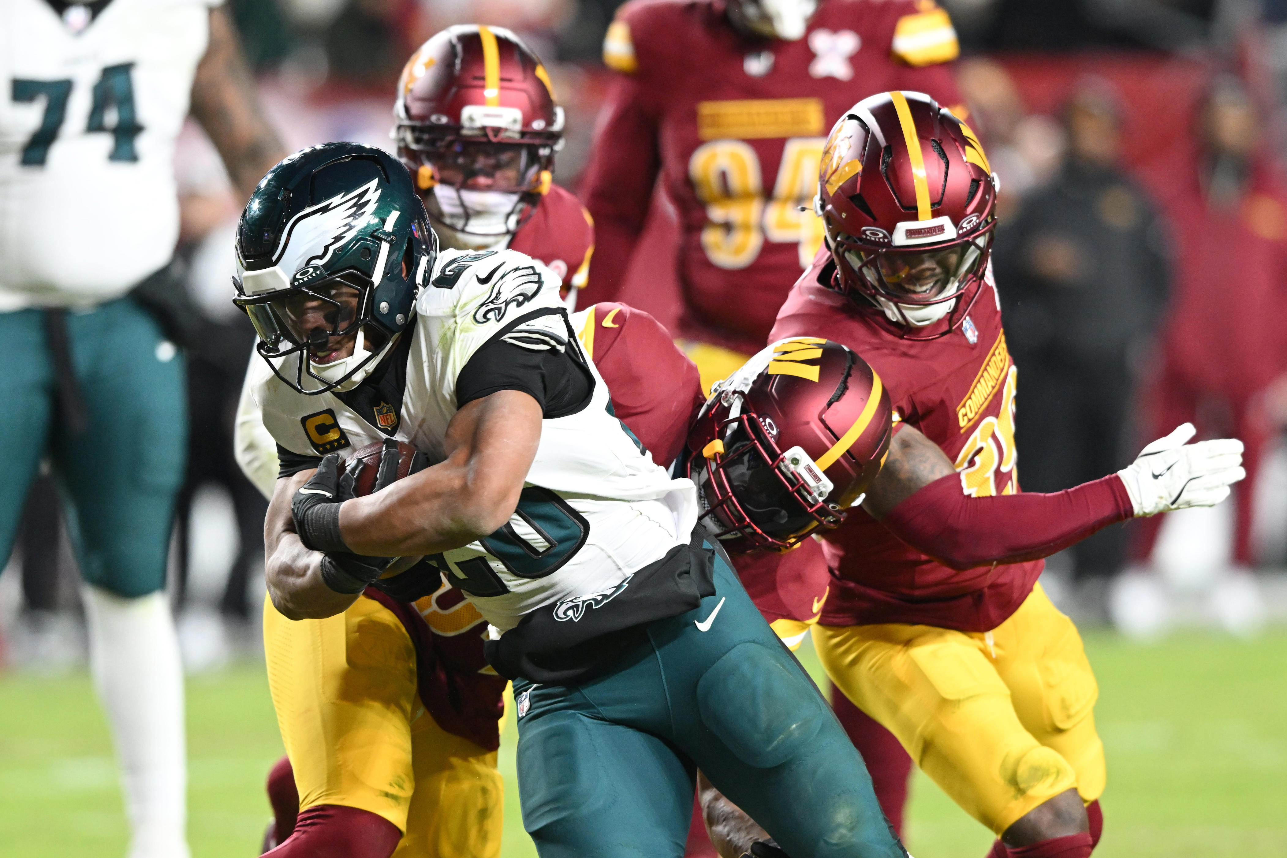 Quick facts, numbers from the Commanders' Week 16 loss to Eagles