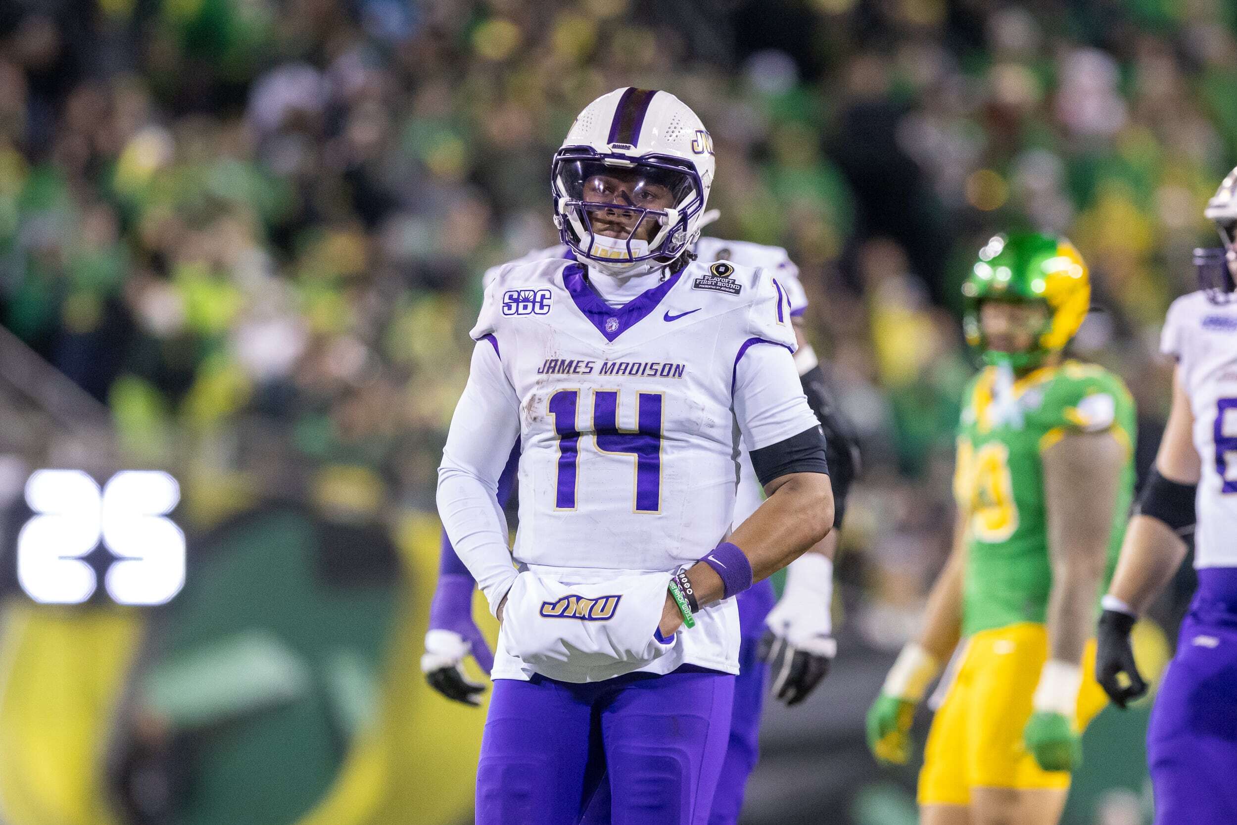 James Madison leaves Oregon disappointed with loss, but better for the ...