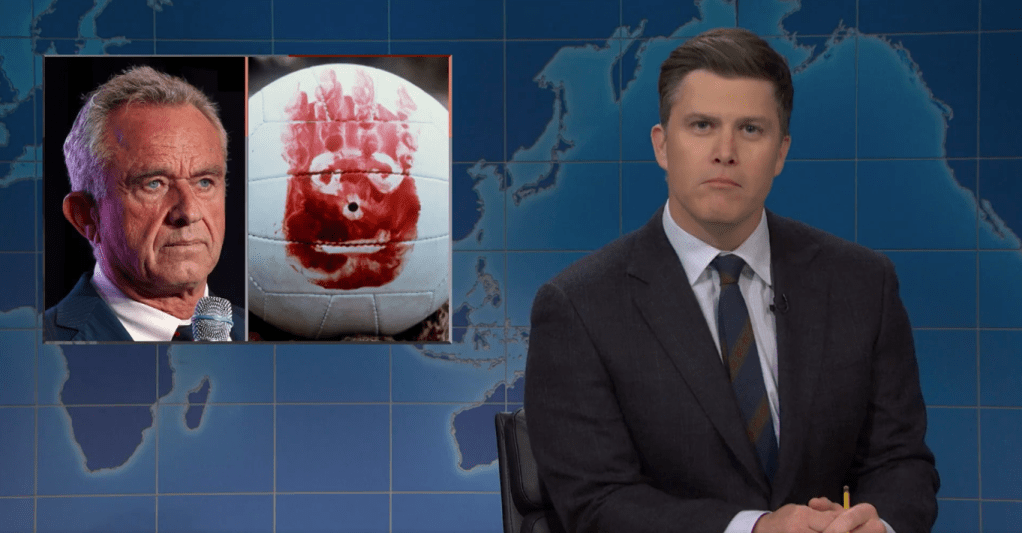 SNL Weekend Update roasts RFK Jr.'s look, Trump's Epstein files redactions