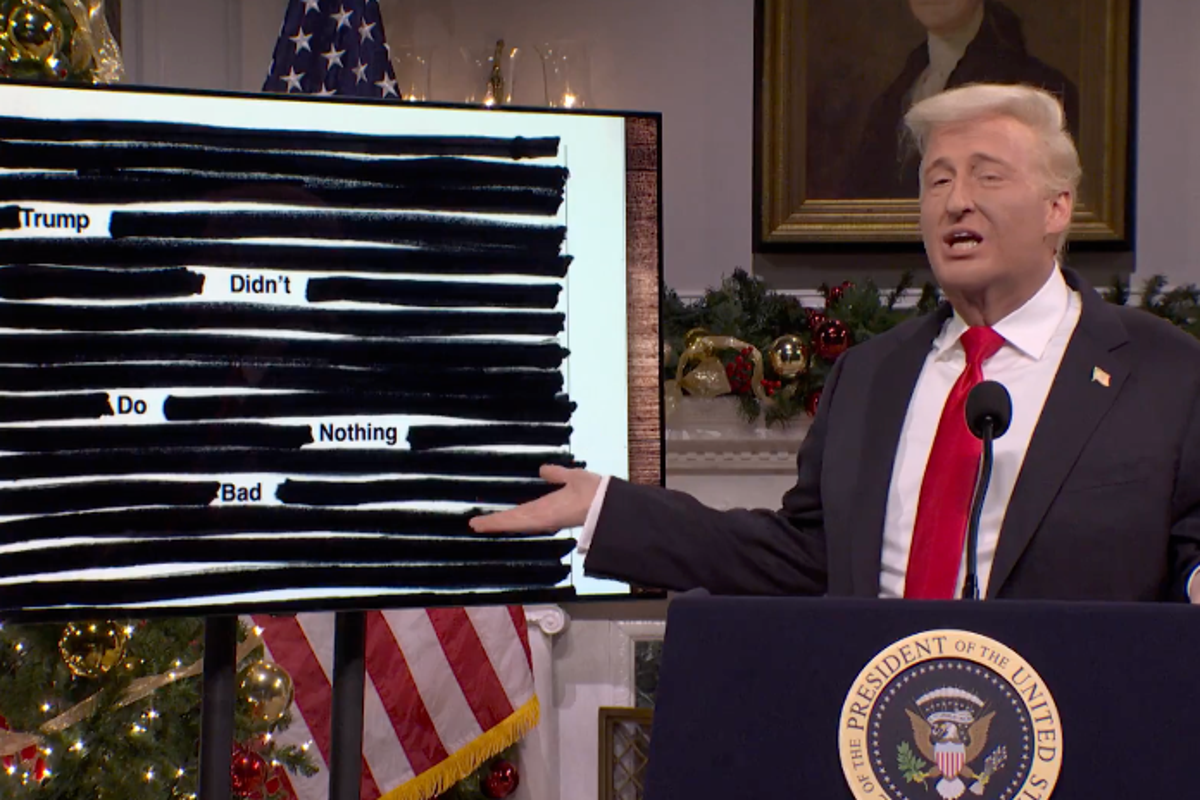 SNL mocks Trump over Epstein file redactions in scathing cold open
