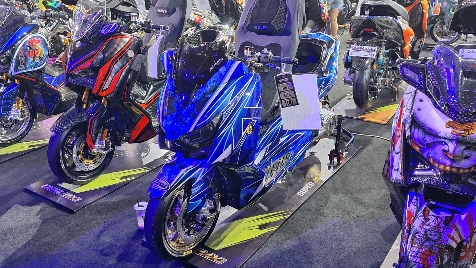 Bisa hidupkan mesin pakai suara, ini dia Yamaha XMAX King of MAXI ...
