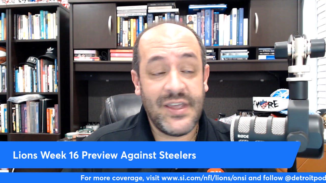 Detroit Lions Week 16 NFL preview against Pittsburgh Steelers