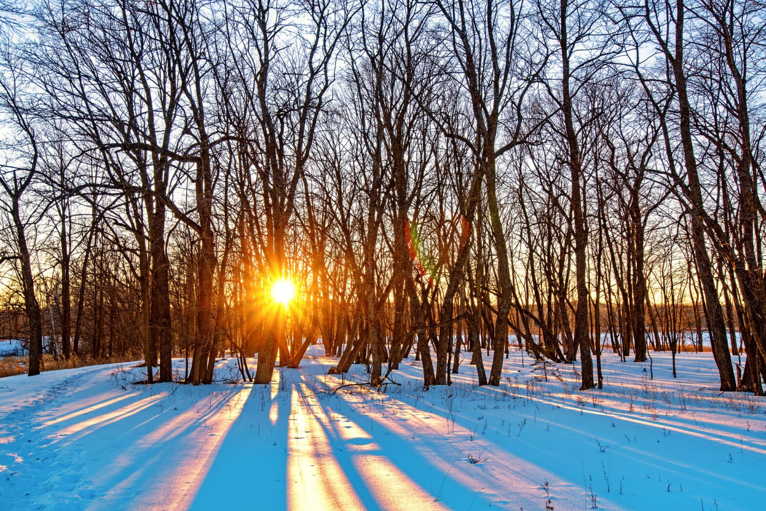 The sky today on Sunday, December 21: The winter solstice