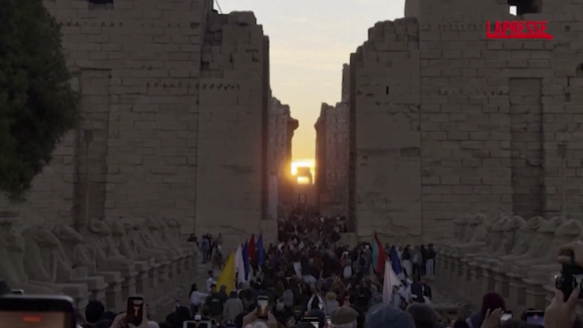 Solstizio d'inverno, in Egitto il sole si allinea con l'antico tempio ...