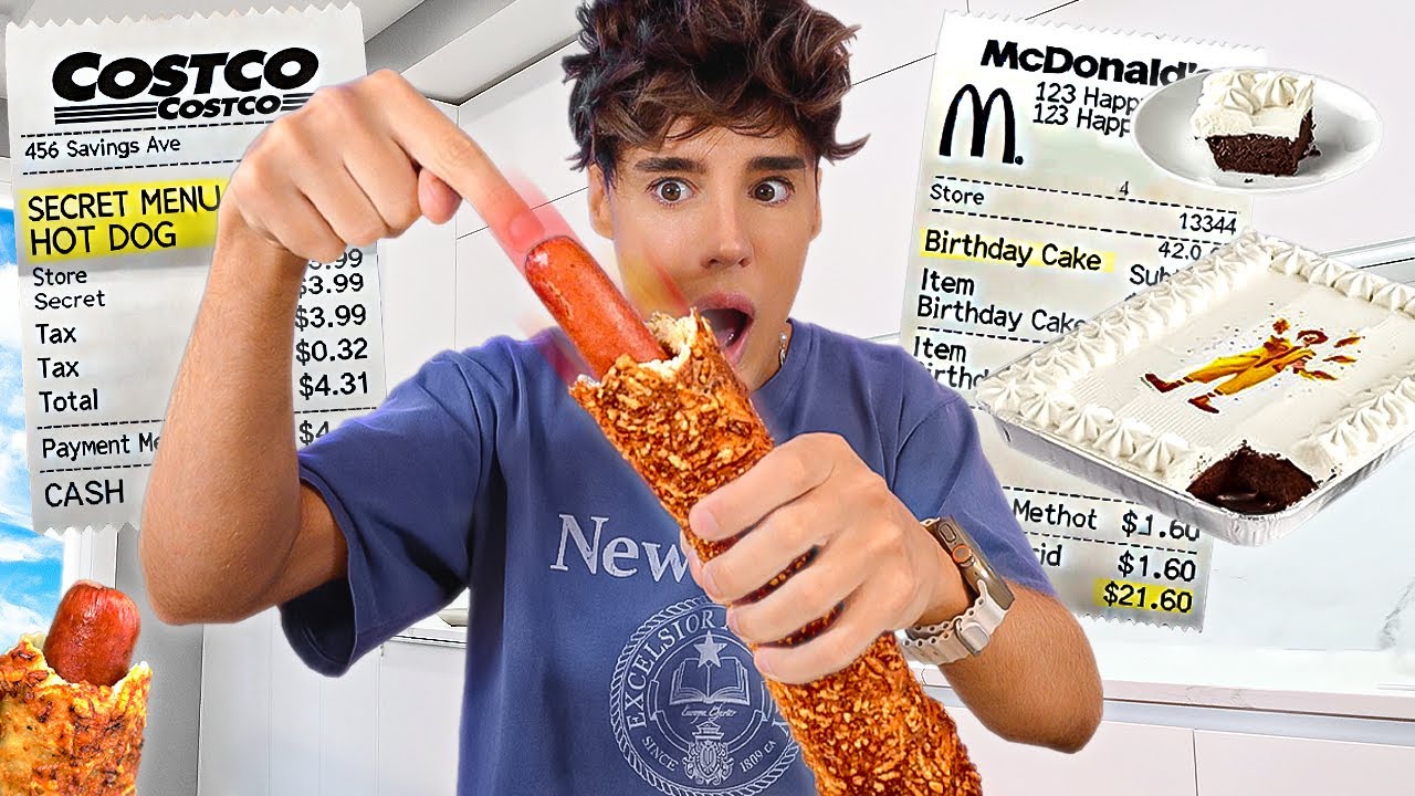 Testing hyped social media food items and menu hacks across America