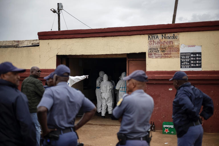 Suspects sought after 9 killed in South Africa tavern mass shooting