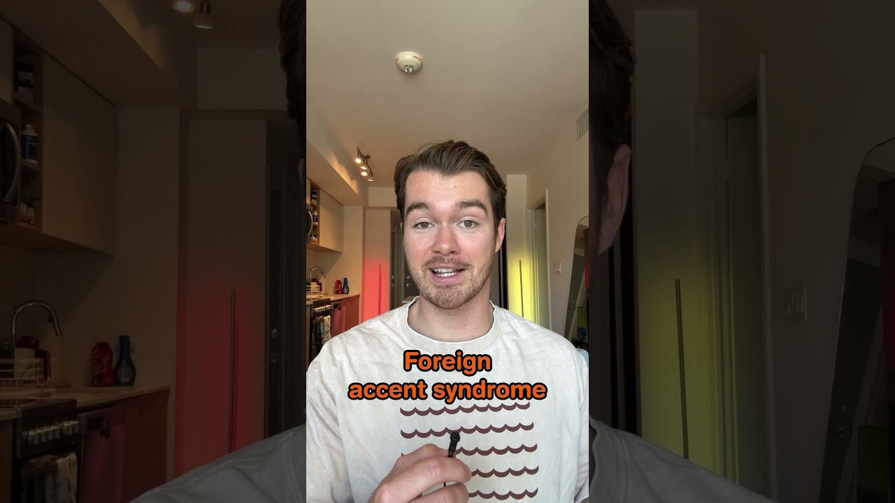Foreign accent syndrome