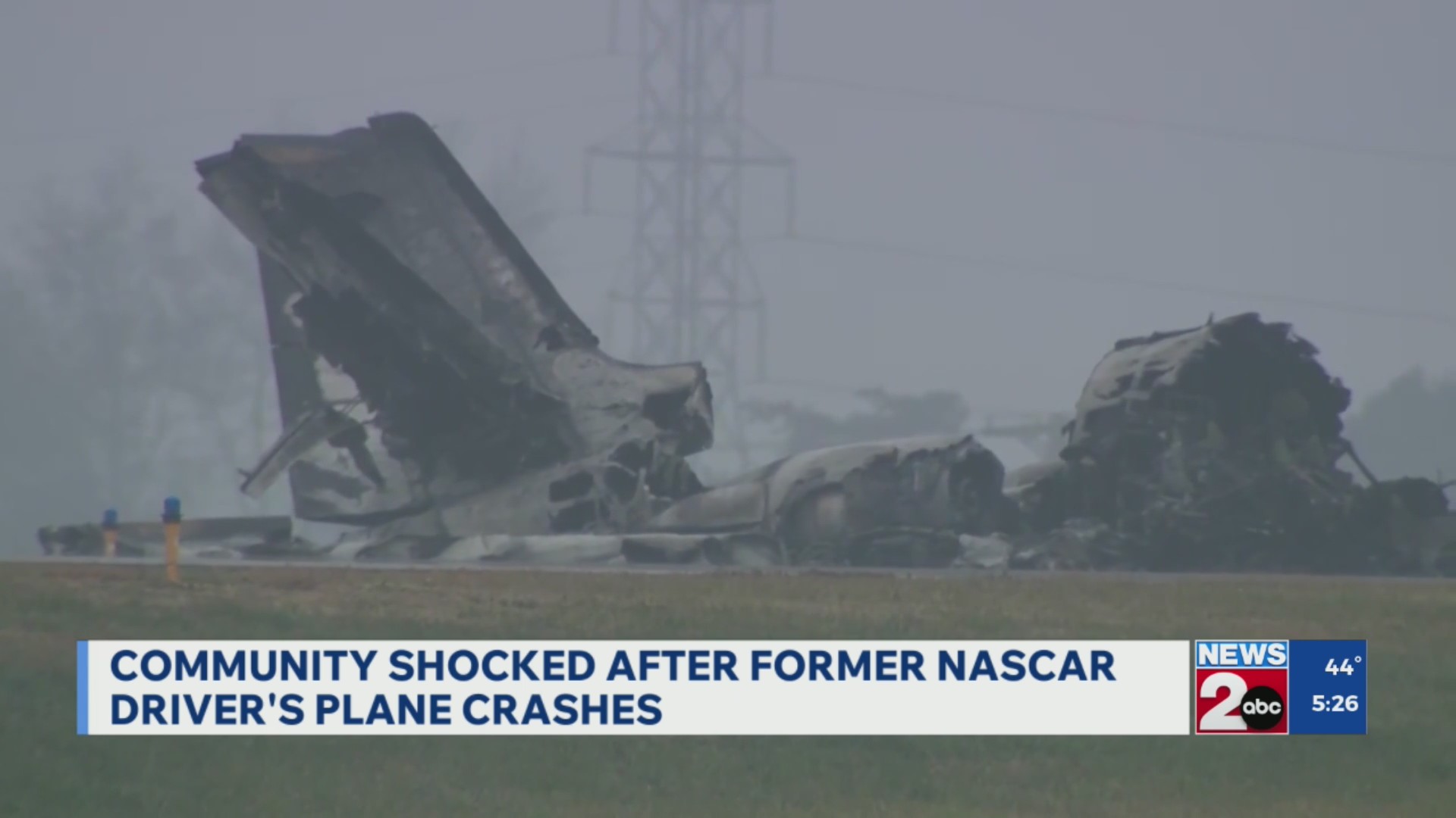 Community shocked after former NASCAR driver's plane crashes