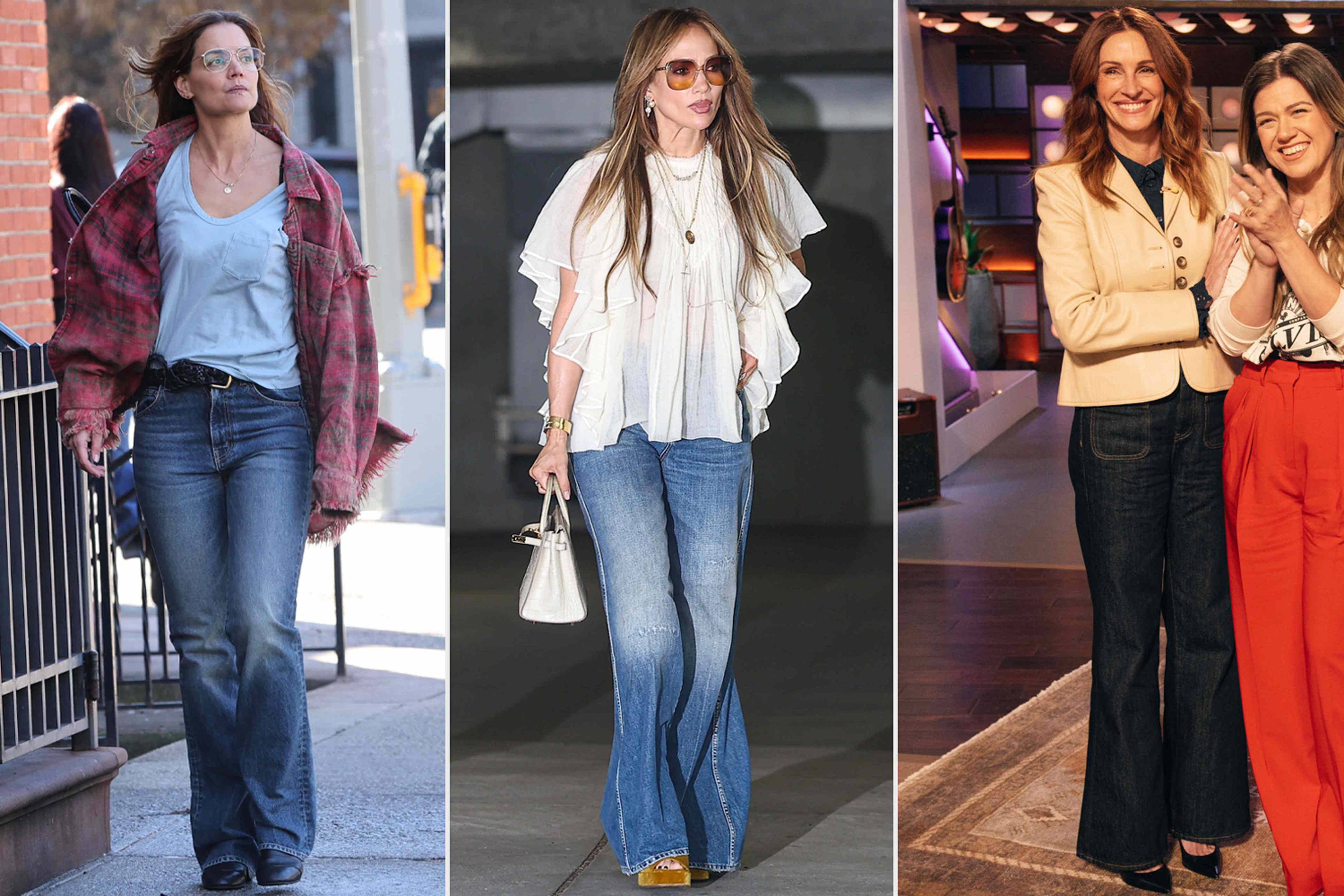 Katie Holmes, Julia Roberts, and Jennifer Lopez sold me on flare jeans ...