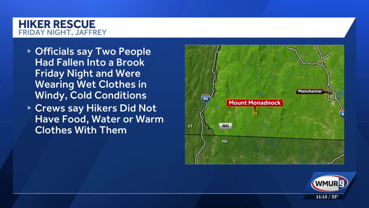 New Hampshire Fish and Game urging winter hiking preparations after ...