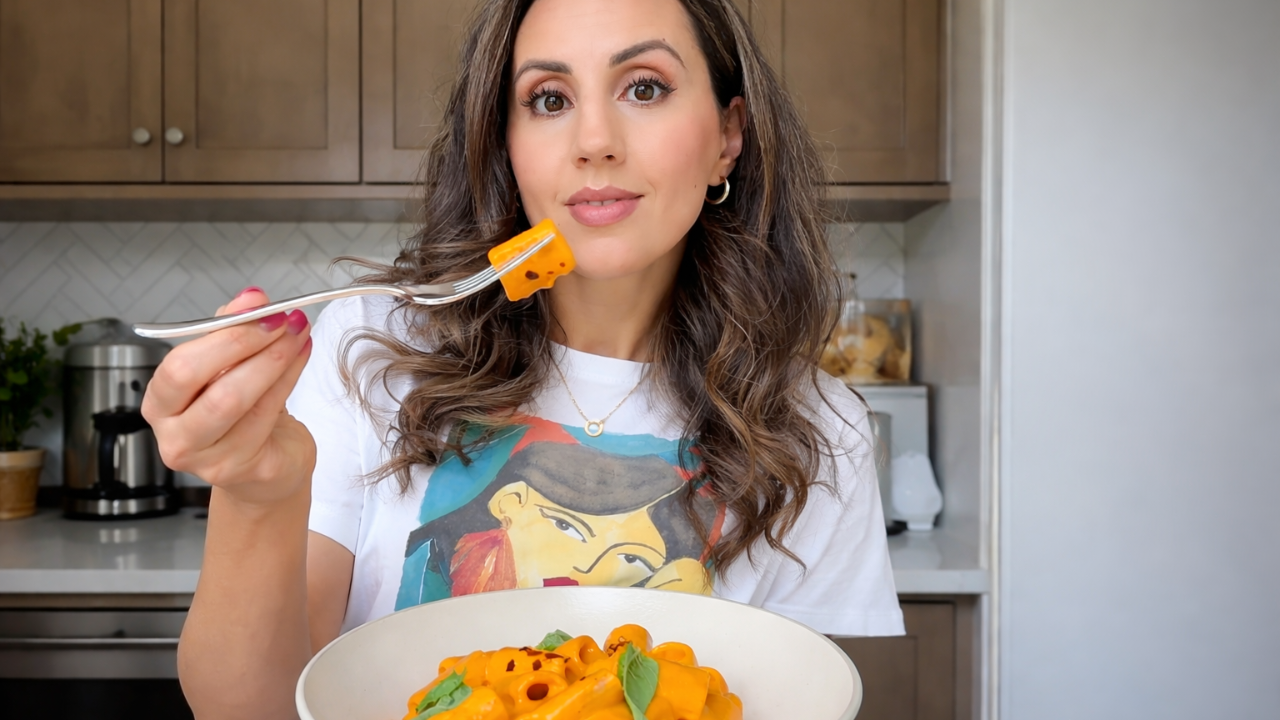 Blended baked feta pasta | Comfort food made simple