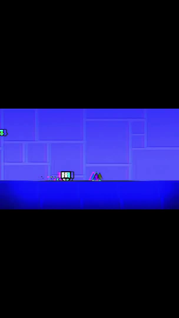 Geometry Dash but it's cursed #short